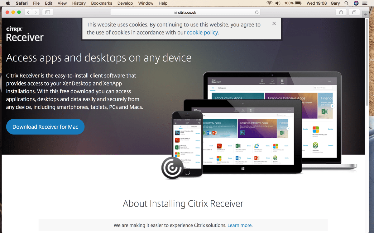 Installing Citrix Receiver (Mac) – GeekTechStuff
