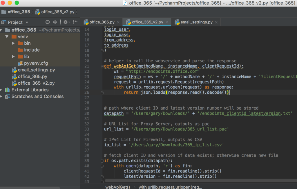 Microsoft Office 365 Endpoints V2 (Python) – GeekTechStuff