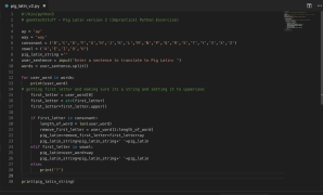 Convert Words To Pig Latin (Python) – GeekTechStuff