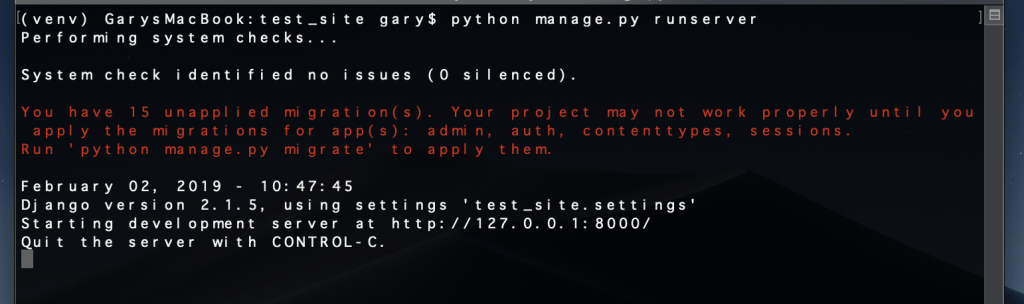 Installing Django (Python) – GeekTechStuff