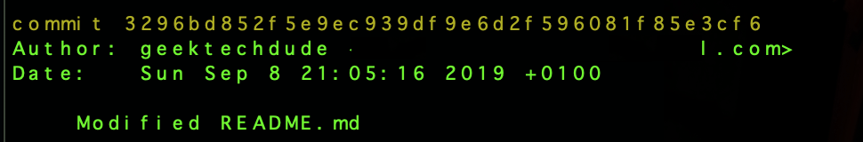 Git Ignore & Git Log – GeekTechStuff