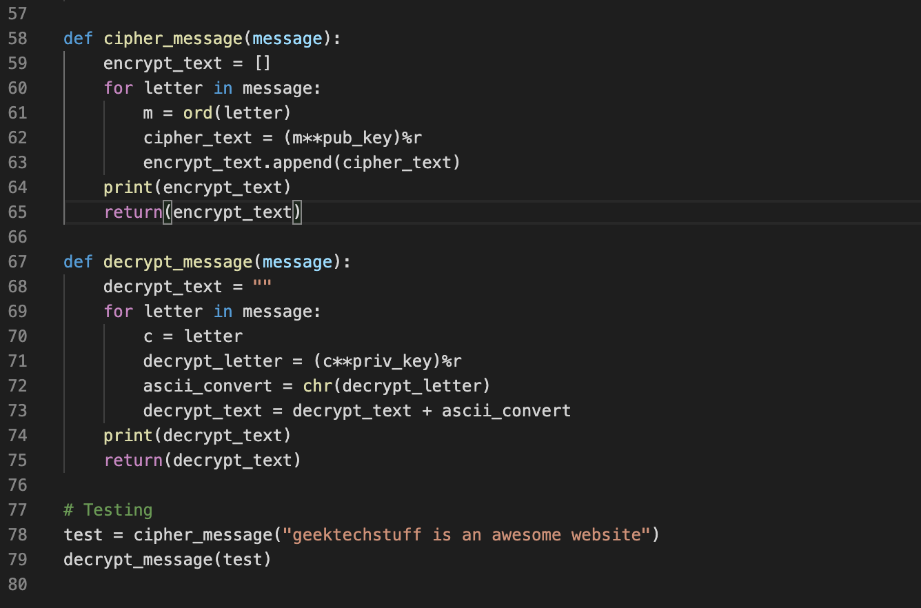 RSA Public-Key Cryptography (Python) – GeekTechStuff