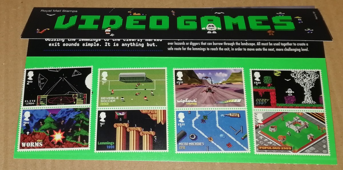 Royal Mail Video Game Stamps – GeekTechStuff