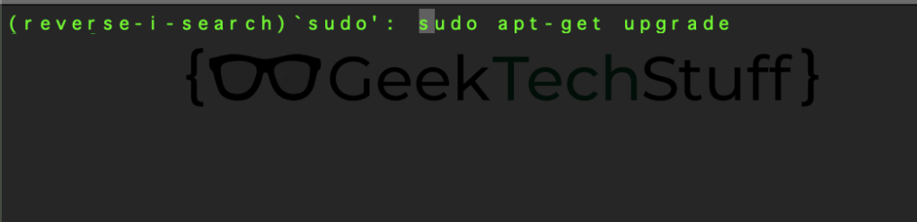 The Power Of History (Linux) – GeekTechStuff