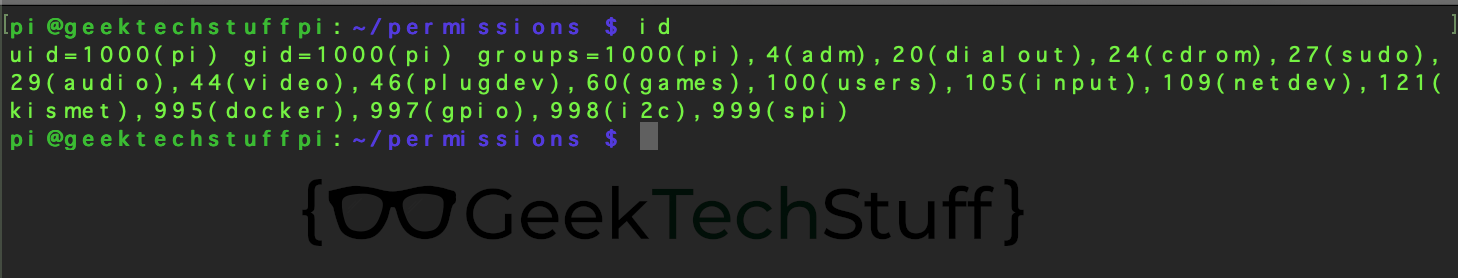 Chown, Stat, Id And Some More Permissions (Linux) – GeekTechStuff
