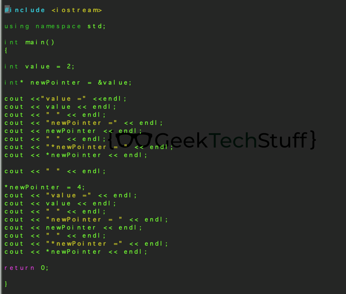 Learning C++: The Basics Of Pointers – GeekTechStuff