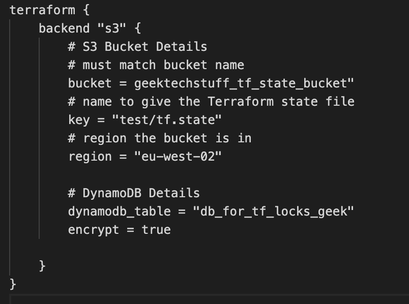 Terraform – States, Locks & Team Work – GeekTechStuff