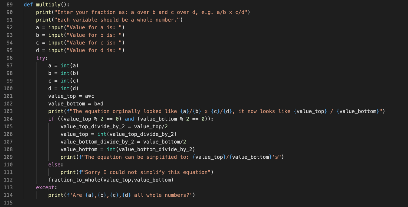 Tackling Fractions With Python – GeekTechStuff