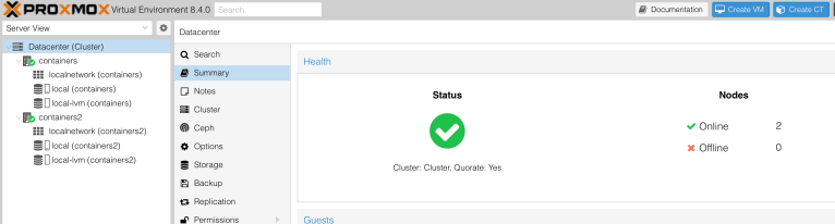 Proxmox Cluster – GeekTechStuff